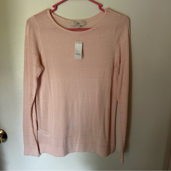 LOFT | Tops | Nwt Loft Pink Knit Top | Poshmark
